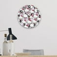Hello kitty Wall Clock Silent Non-Ticking 12" Premium Quartz Round Easy ...