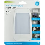 GE 4-in-1 Power Failure LED Night Light, Plug-in, Light Sensing ...