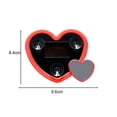 Agiufgs Car Heart Light Solar Powered LED Neon, 5 Light Modes with ...