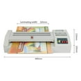 Thermal Laminator Machine, 13" Laminator Machine for A3/A4, 4 System ...