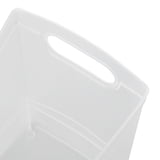 Mainstays Plastic Utility Storage Bin, 12 Qt Narrow, Clear with ...