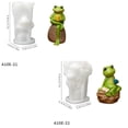 2PCS Tear Resistant Jewelry Decorating Moulds Frogs Shape Silicone ...