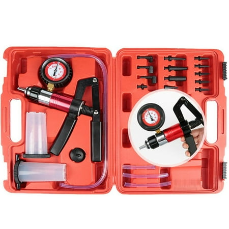 Hand Held DIY Brake Fluid Bleeder Tools Vacuum Pistol Pump Tester Kit ...
