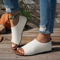 Bkhluea Women All Over Rhinestone Open Toe Back Zip Slide Sandals ...