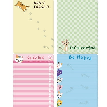 Post-It Notes Cat-Shaped Sticky Pad Holder, Cute Desktop Pop-up Office ...