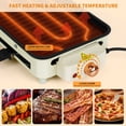 Ocalpur 1500W Electric Indoor Grill & Griddle, 2-In-1 Smokeless ...