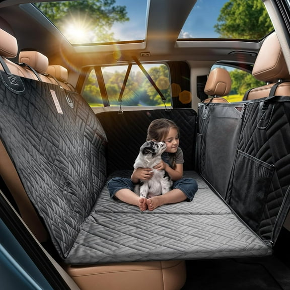 2024 New Ruff Rover 2.0 Dog Seat Cover, Ruffrover 2.0 - Hard Bottom Dog ...