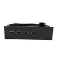 USB Front Panel Hub 5.25in 4 Ports High Speed Stable Plug and Play Optical Drive Front Panel for ...