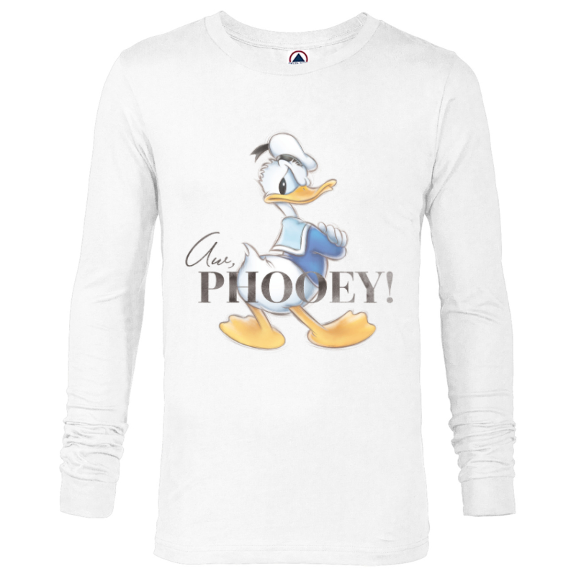 Disney 100 Anniversary Donald Duck D100 Quote Aw Phooey - Long Sleeve T ...