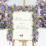 Waipfaru 2 Pack Spring Garland with Flowers, 6ft Artificial Lavender ...