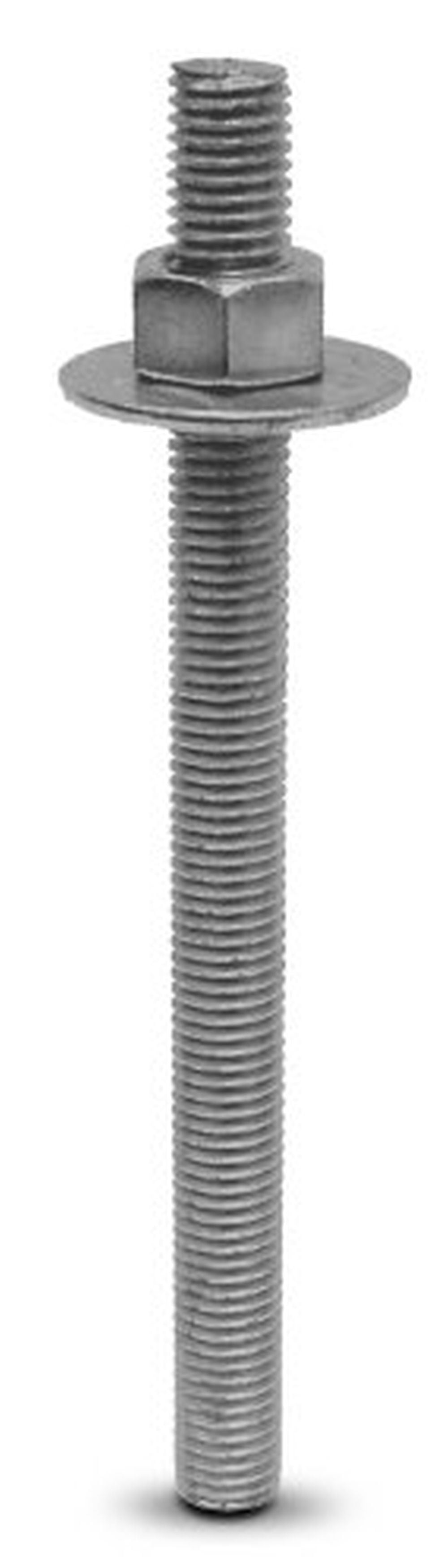 Simpson RFB#4X10 Simpson Zinc Plated Retrofit Bolts 1/2"x10" 25 per Ctn ...