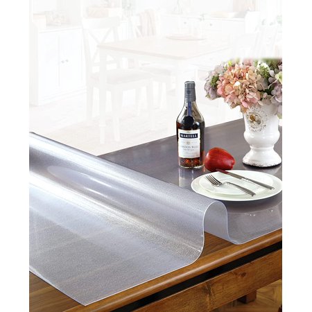 Custom 34x72 Inch Clear Desk Cover Protector, 1.5mm Thick Plastic Clear ...