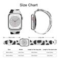 Black And White Cow Faux Fur Soft Silicone Sport Band Replacement Strap ...