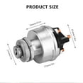 Ignition Switch with Key, 4 Position Universal Key Ignition Switch 12v ...