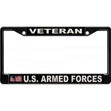 U.S. Armed Forces Veteran Black License Plate Frame | Walmart Canada