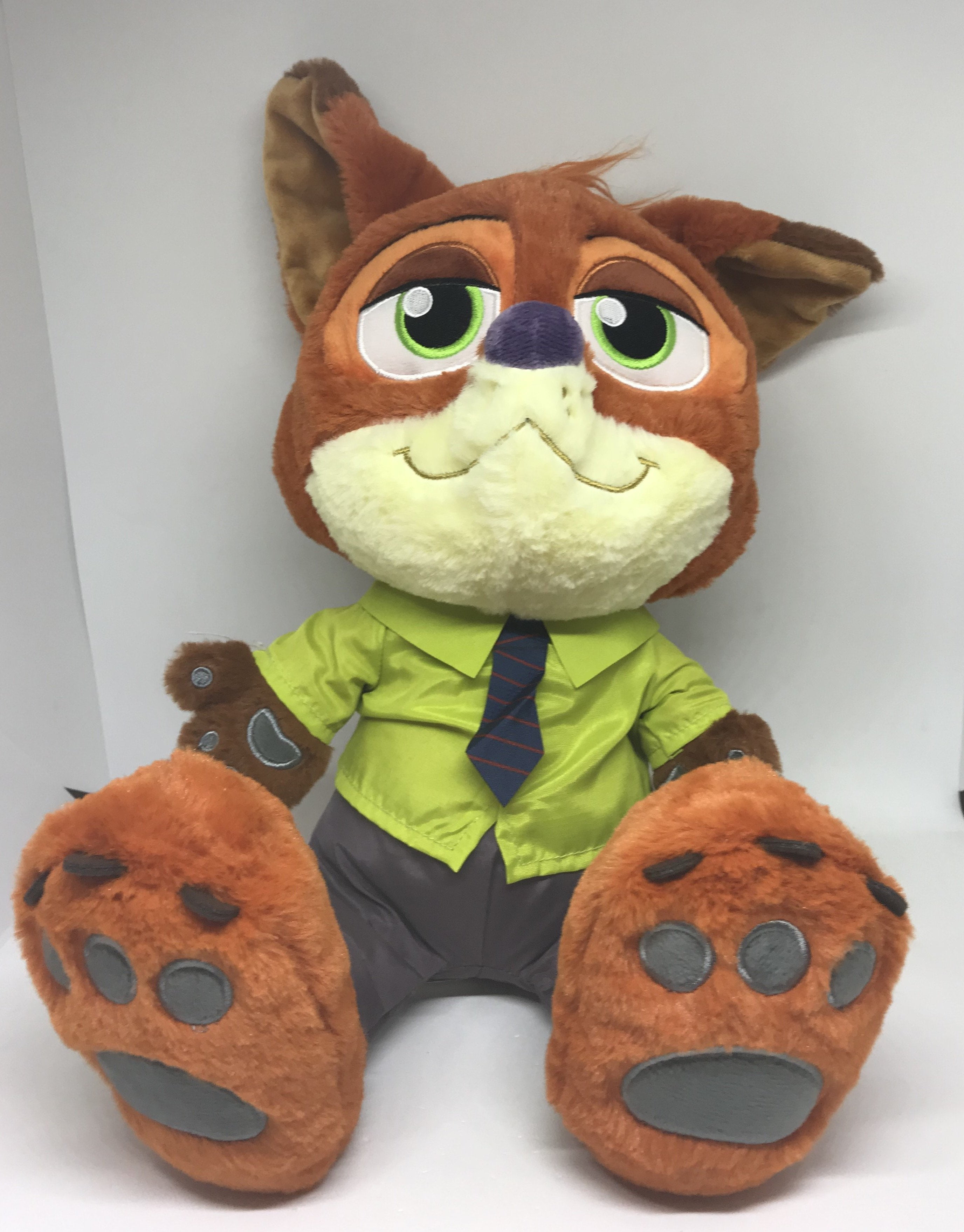 Disney Parks Zootopia Nick Big Feet Plush 10" New with Tags - Walmart.com