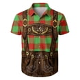 Bavarian German Oktoberfest Themed Shirt Mens Short Sleeve Carnival ...