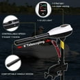 PEXMOR 46LBS Thrust Saltwater Electric Trolling Motor w/LED Indicator ...