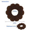 Daiwa Felicity Donut Travel Pillow Multi-Position Neck Back Lumbar ...