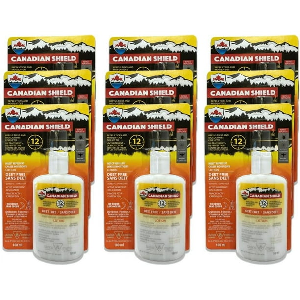 Canadian Shield 20% Icaridin Insect Repellent Lotion Pump [100ML] (12 ...