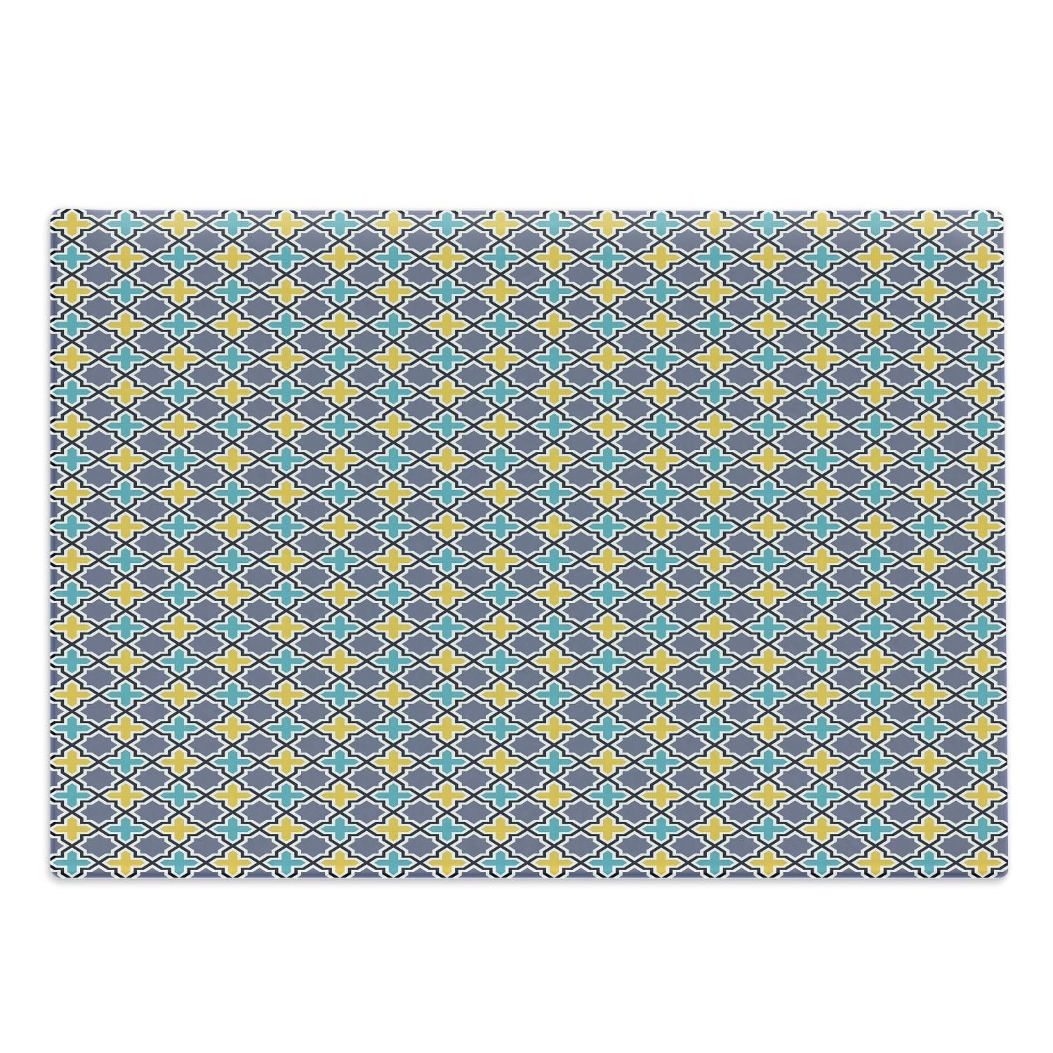 Trellis Cutting Board, Victorian Baroque Pattern in Vibrant Colors Aged ...