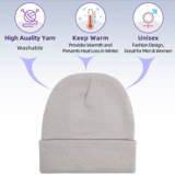 WeGuard Unisex Adult Knit Beanie for Men Women Warm Snug Hat Cap ...