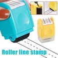 Agiufgs Handwriting Lines Stamp Roller, Refillable Dashed Line Roller ...
