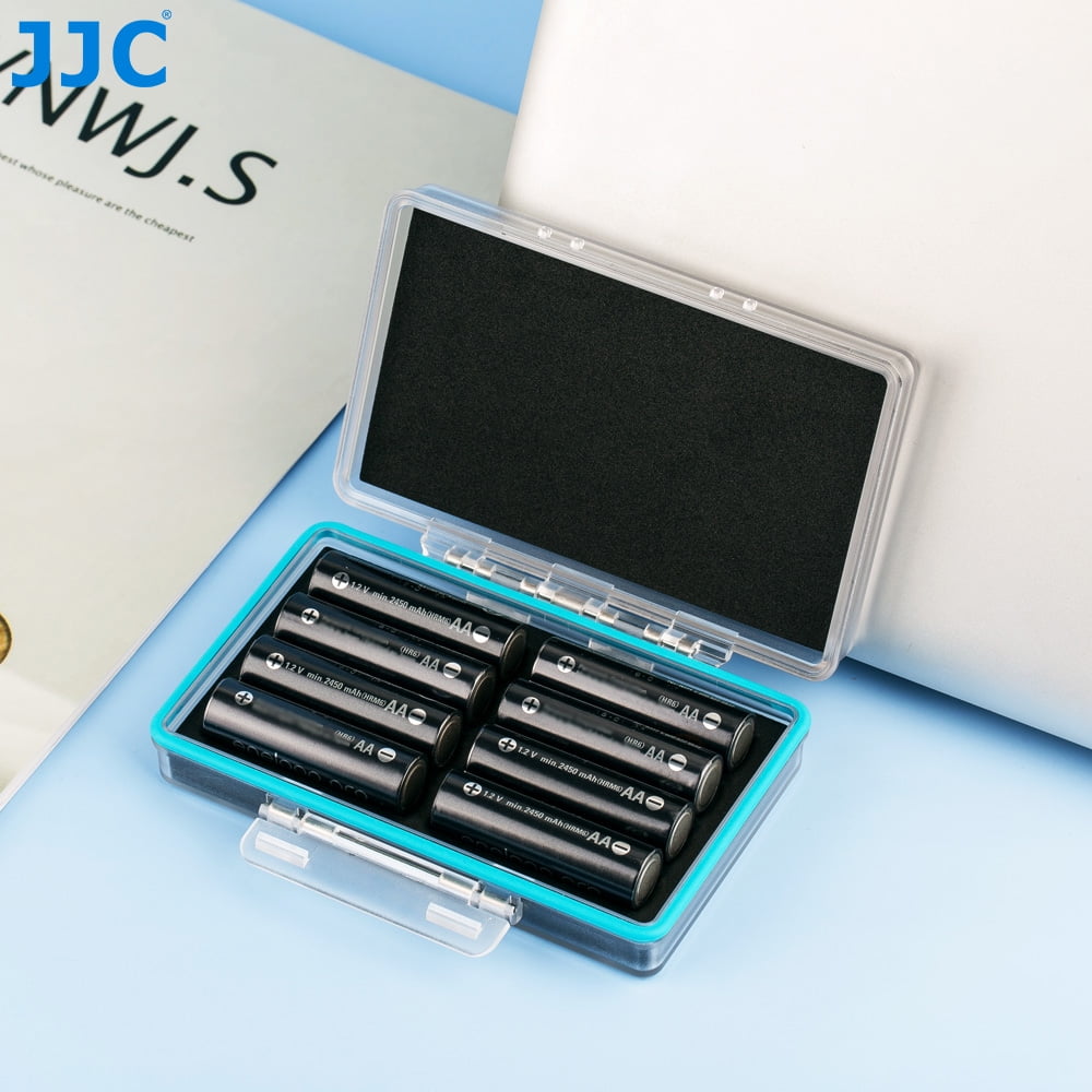 Water Resistant Camera Battery Case Storage Holder Organizer for 8 x AA ...