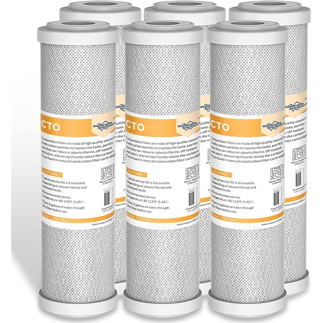 Coconut Shell CTO, Membrane Solutions Carbon Block Drinking Water ...