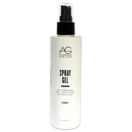 Spray Gel Thermal Setting Spray by AG Hair Cosmetics for Unisex - 8 oz ...