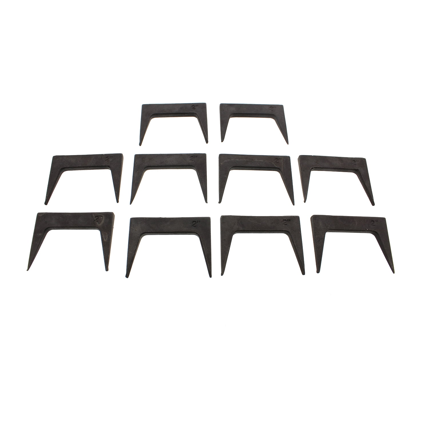 DCT Wood Clamps 2” Inch Pinch Dog 10-Piece Set Woodworking Glue Up ...