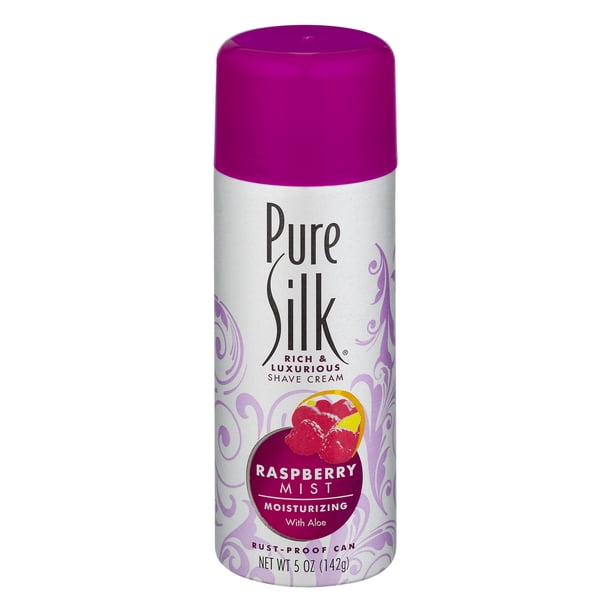 Pure Silk Raspberry Mist Shave Cream for Women, 5 OZ - Walmart.com