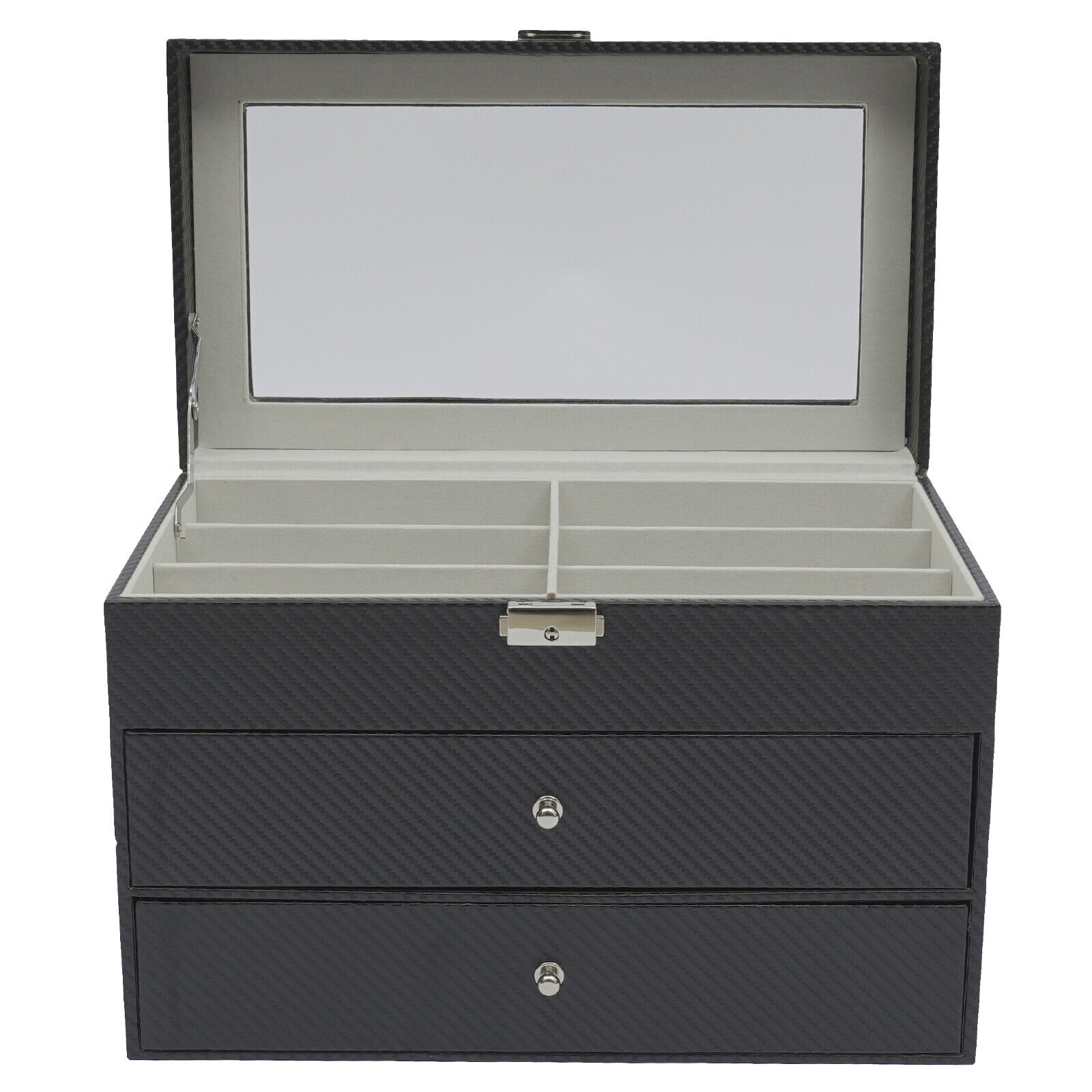 3-Layer 18 Slots Glasses Storage Box Display Case Sunglasses Organizer ...