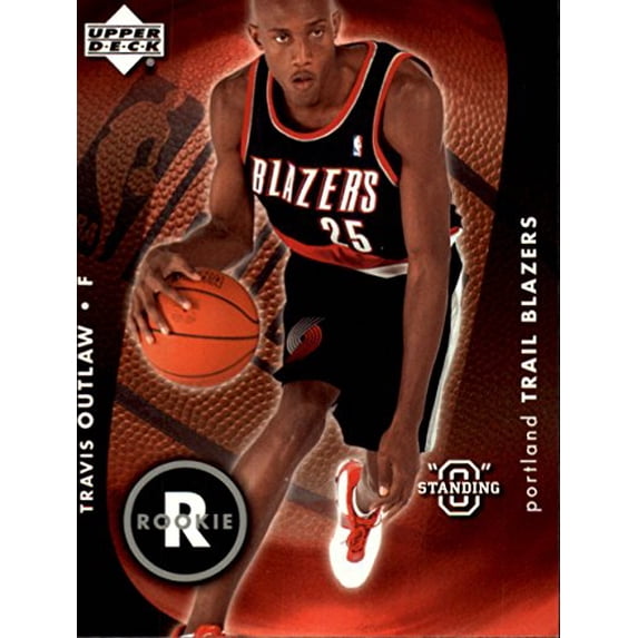 2003-04 Upper Deck Standing O #107 Travis Outlaw RC NBA Basketball ...
