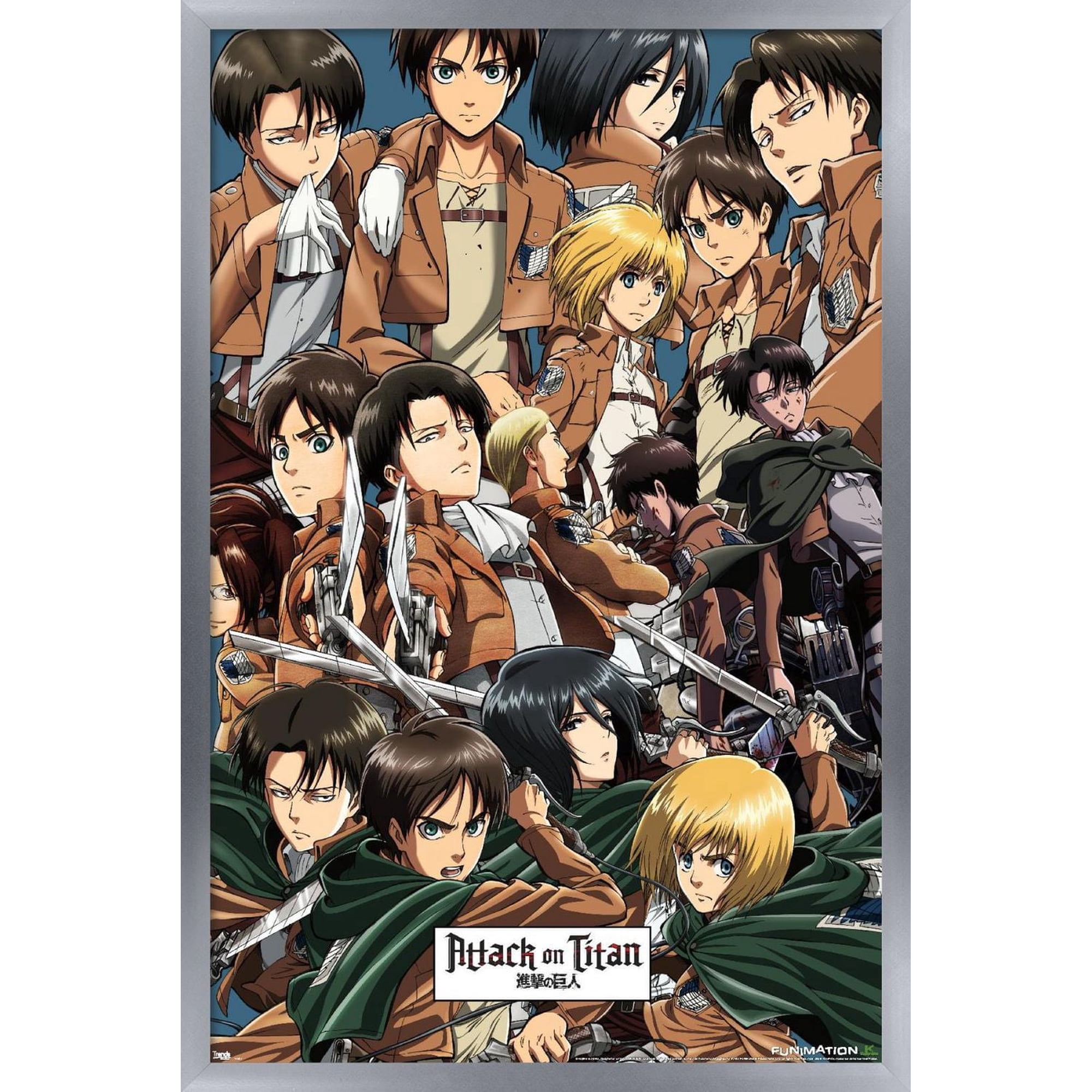 Click here for Trends International Attack On Titan - Collage Wal... prices