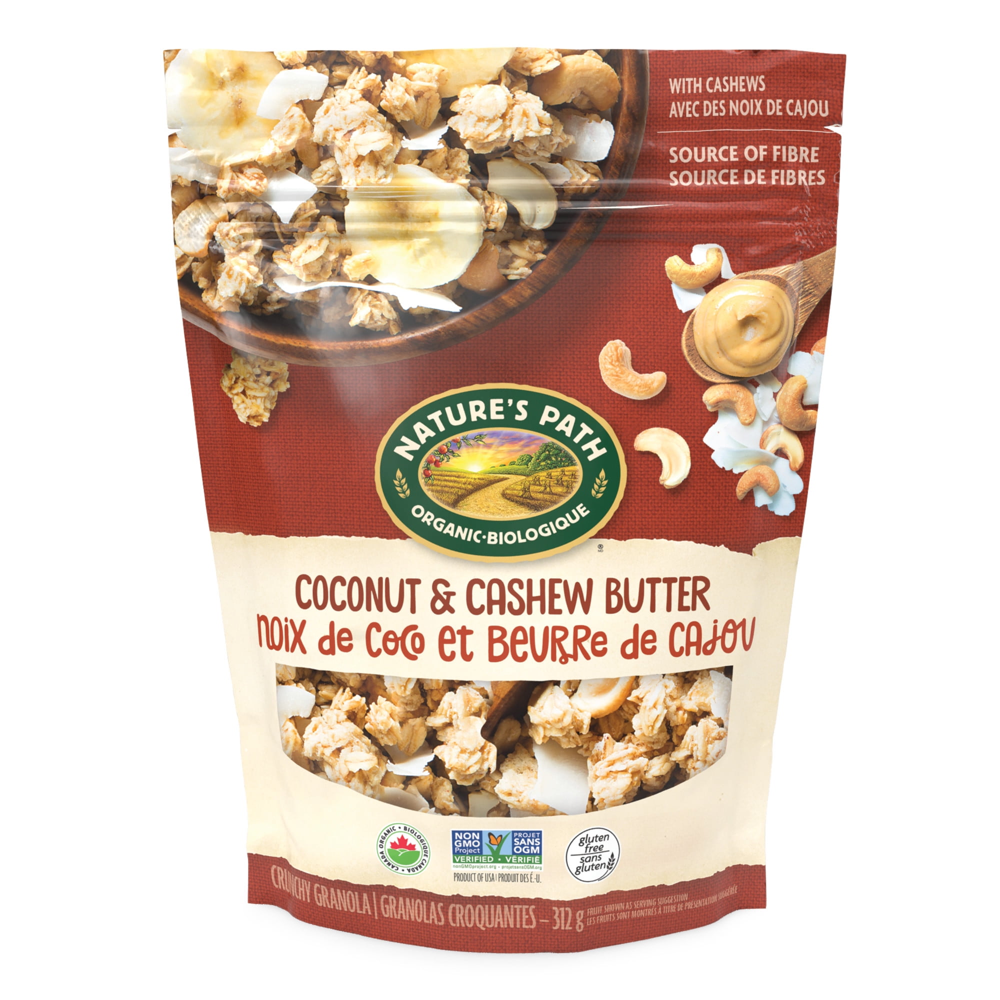 Click here for Natures Path Coconut & Cashew Butter Granola 312 G prices