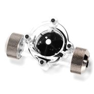 Bitspower G1/4" Flow Indicator, Clear Main Body, Black Blade, Black ...