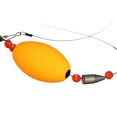 Comal Weighted Oval Float Leader, Orange - Walmart.com