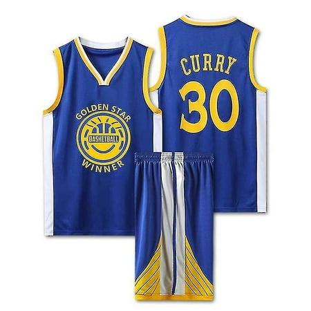 #30 Stephen Curry Basketball Jersey Kids Suit Warriors Uniform ...