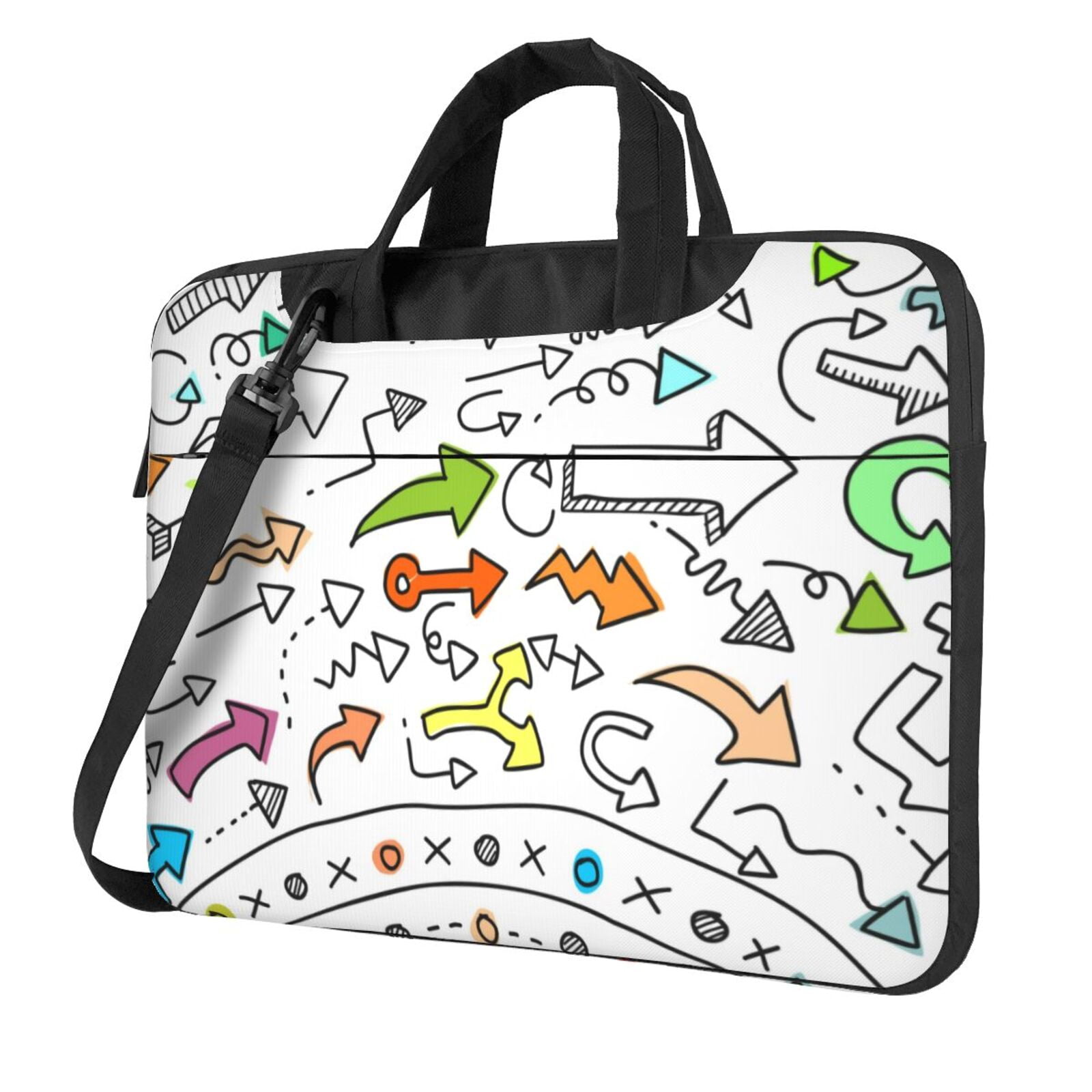 Cartoon Arrow Doodle Laptop Bag, 14 inch Laptop or Tablet, Business ...
