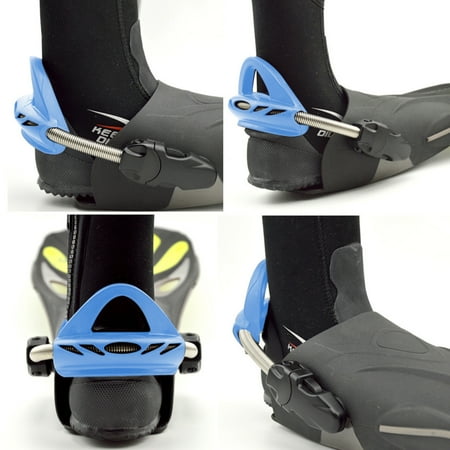 Butwevi KEEP DIVING Stainless Steel Spring Heel Straps for Cressi Mares ...