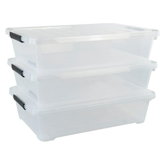 Shallow Underbed Storage Containers