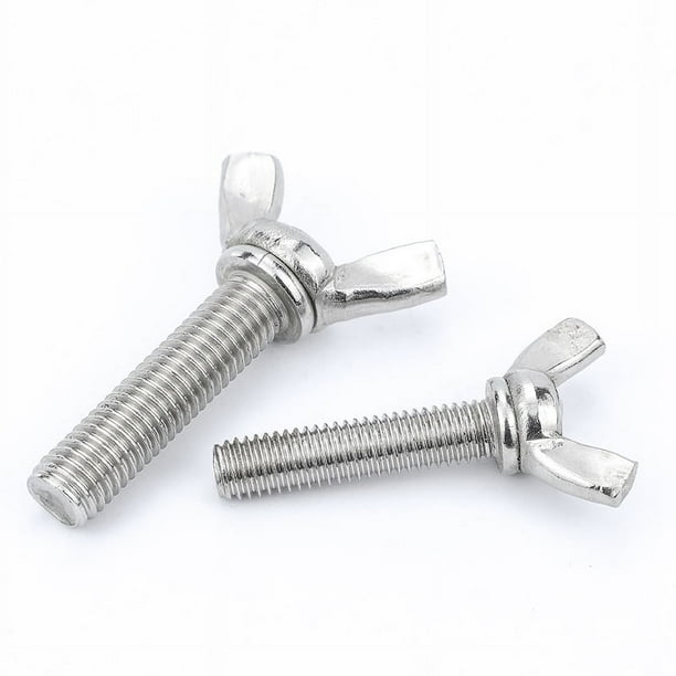 Surtido de 5 tuercas mariposa M5 de tornillos mariposa de acero inoxidable 304 - Tornillo ...