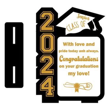 Graduation Wooden Table Centerpiece College Graduation Party Table Sign ...