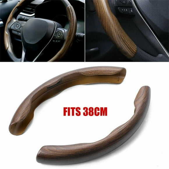 Wood Grain Steering Wheel Cover