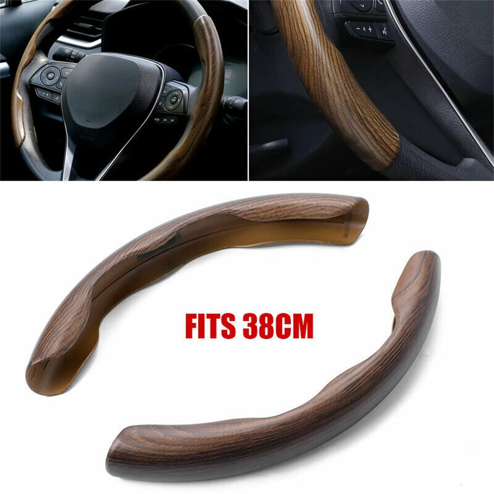 Click here for Myg Car Steering Wheel Cover Wood Grain Universal... prices