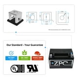 Zpc Battery Zpc Battery Ytx7a-bs (7a-bs 12 Volts,6 Ah, 100 Cca) Sealed ...