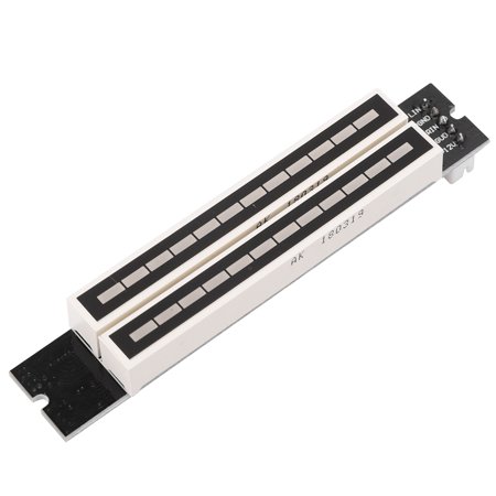 Stereo Indicator, Dual 12 Stereo Indicator Audio Meter, 7V-12V 100mA ...