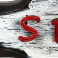 Northlight 20.5" Red and Gray Animated 'Spooky' Halloween Sign ...