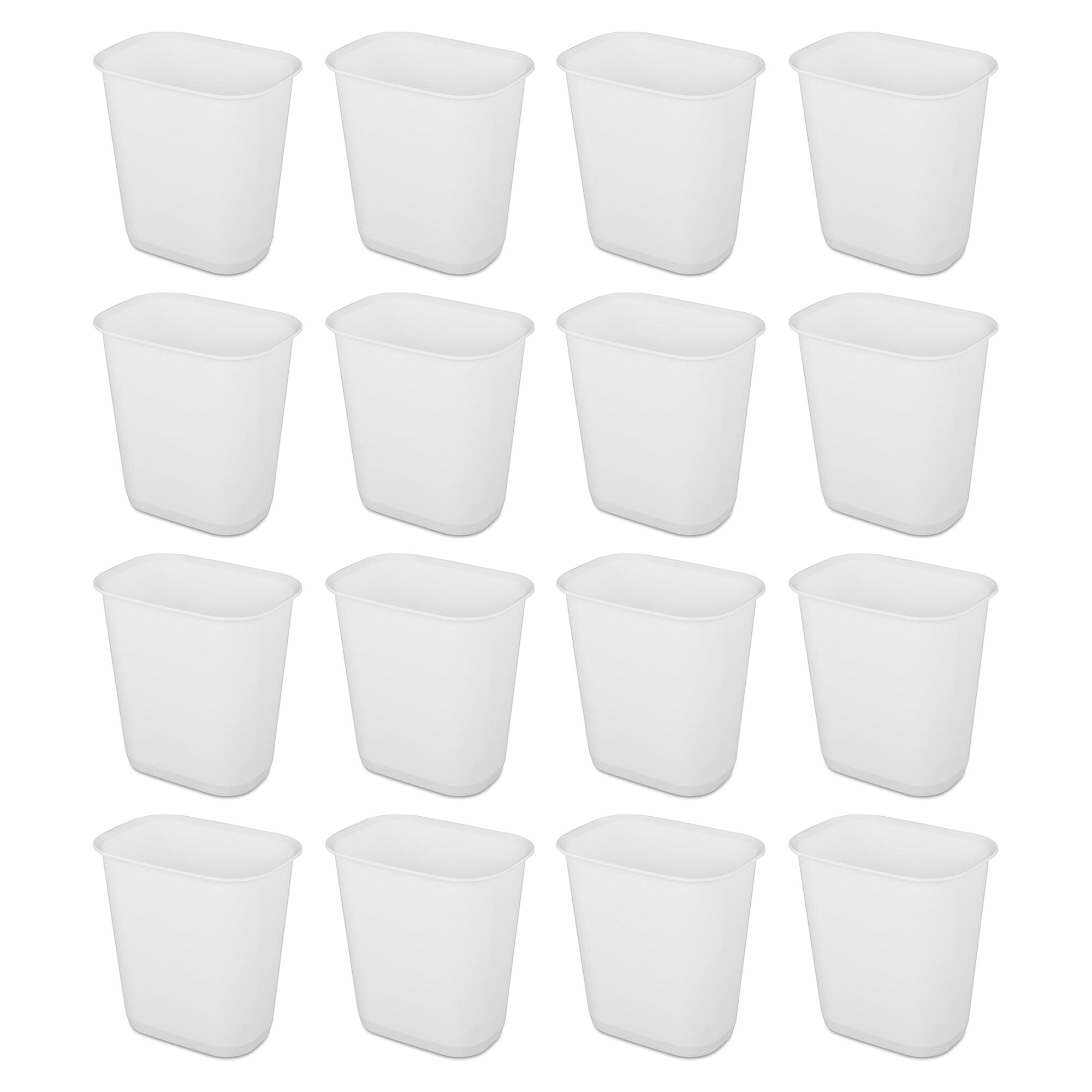 Click here for Sterilite 3 Gallon Rectangular Wastebasket Small H... prices